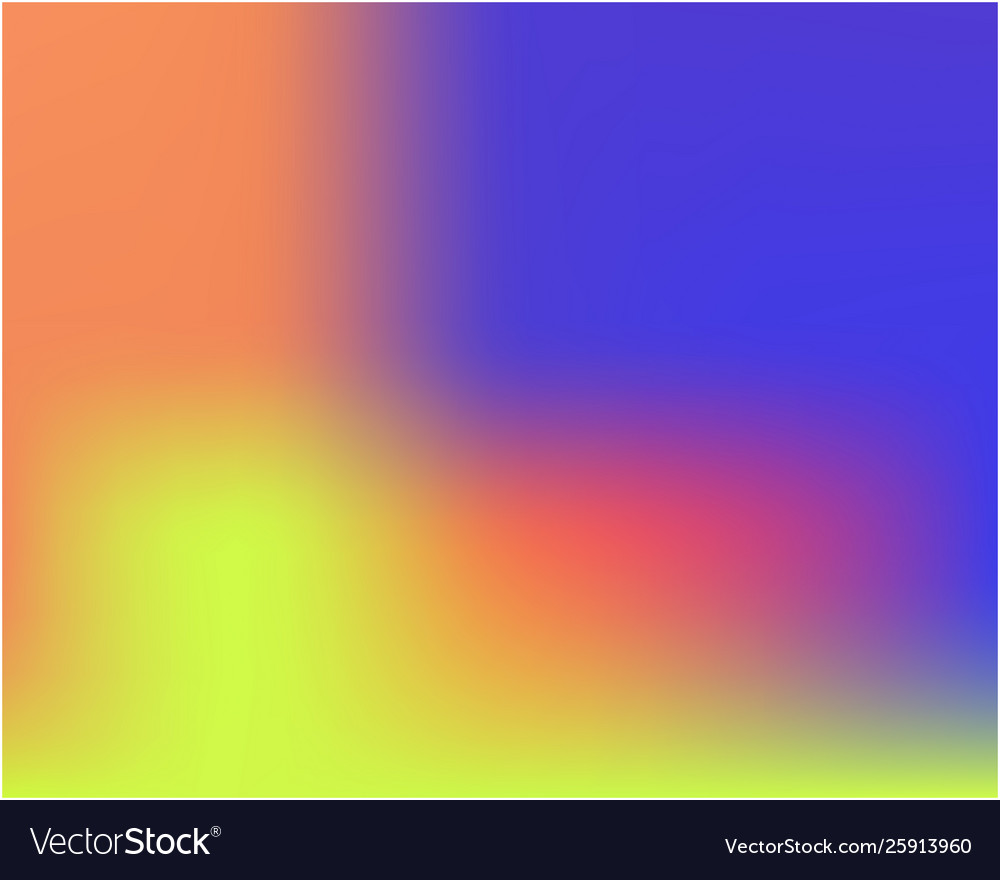 Gradient mesh painted in different colors Vector Image