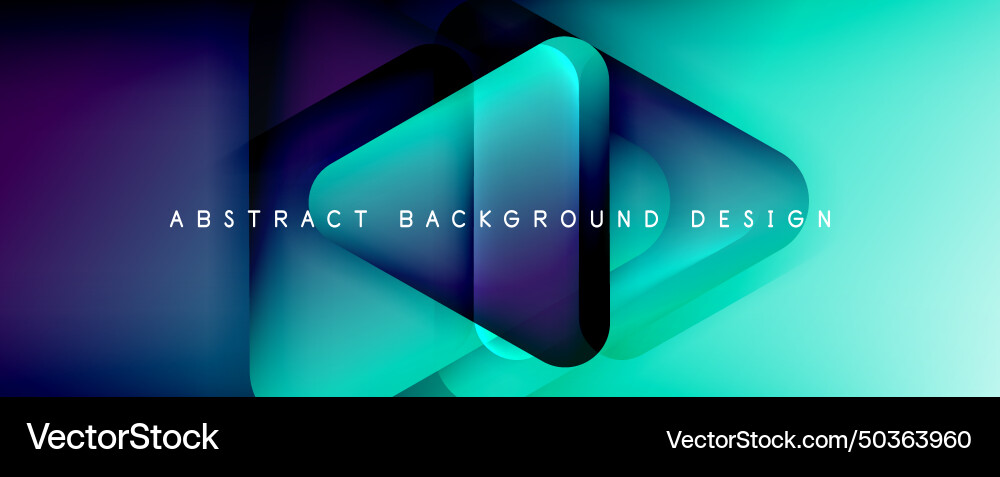 Shadow and light triangle background dynamic Vector Image