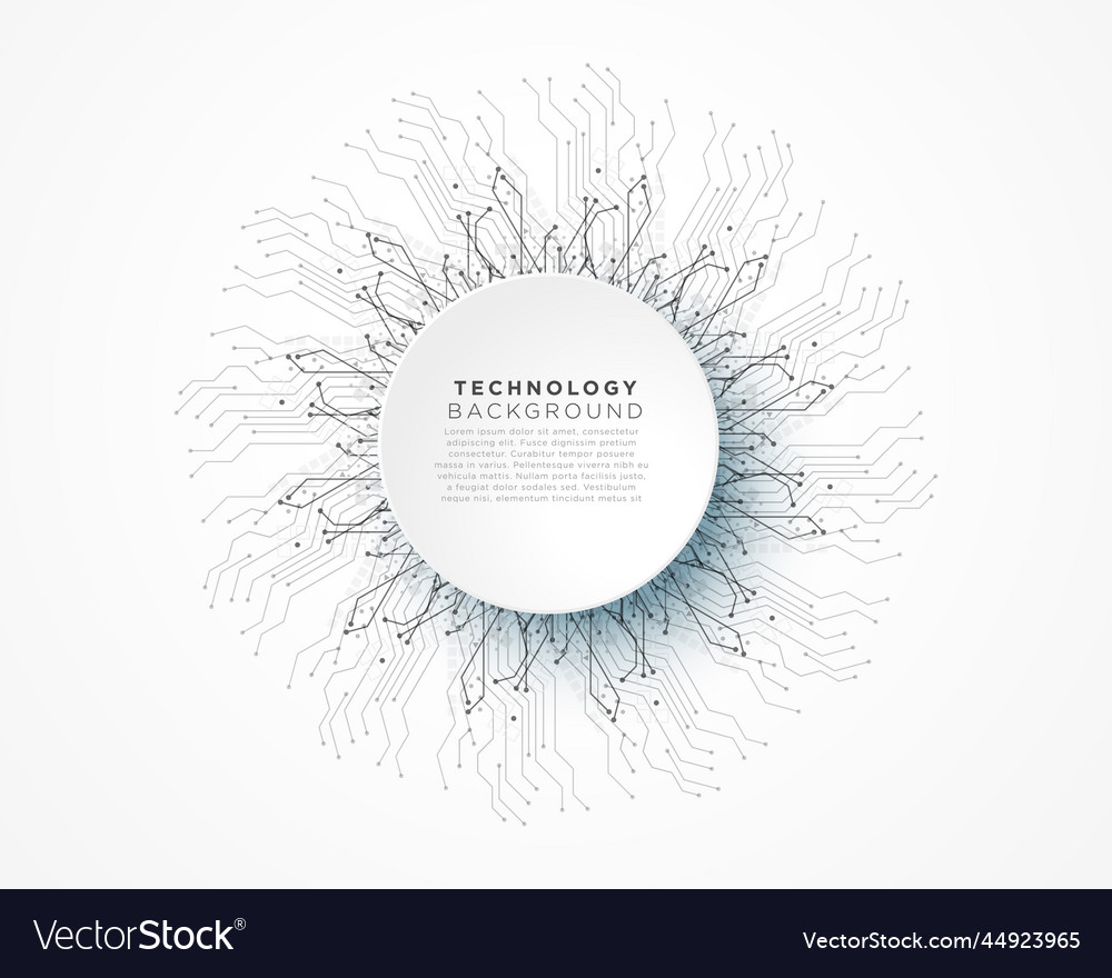 Abstract digital technology network lines Vector Image