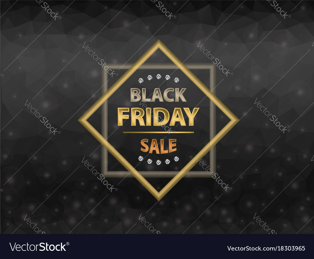 Black friday background Royalty Free Vector Image
