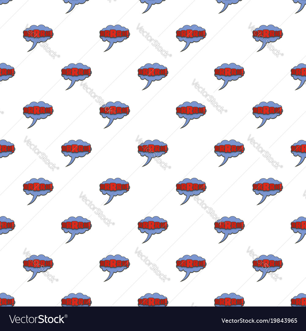 Comic boom design pattern seamless Royalty Free Vector Image