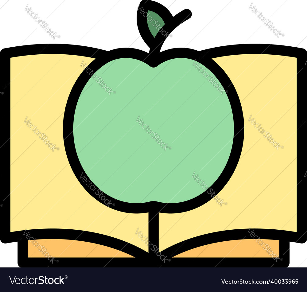 Inclusive education open book icon color outline Vector Image Inclusive education open book icon color outline Vector Image