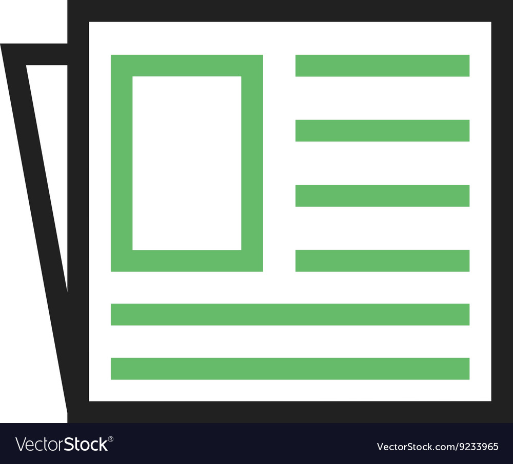 Newspaper Royalty Free Vector Image - VectorStock