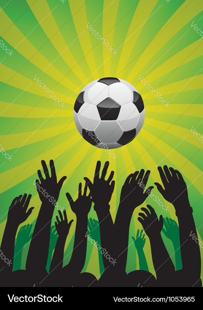 Soccer background Royalty Free Vector Image - VectorStock