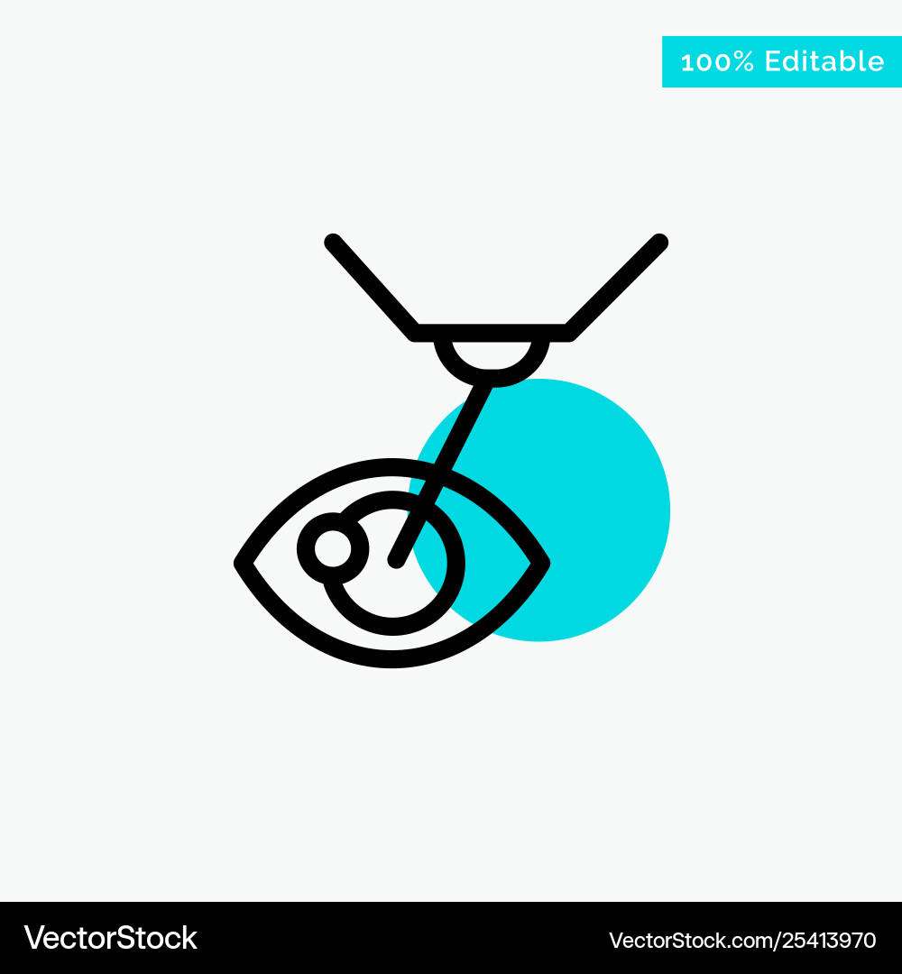 Eye surgery treatment laser lasik Royalty Free Vector Image