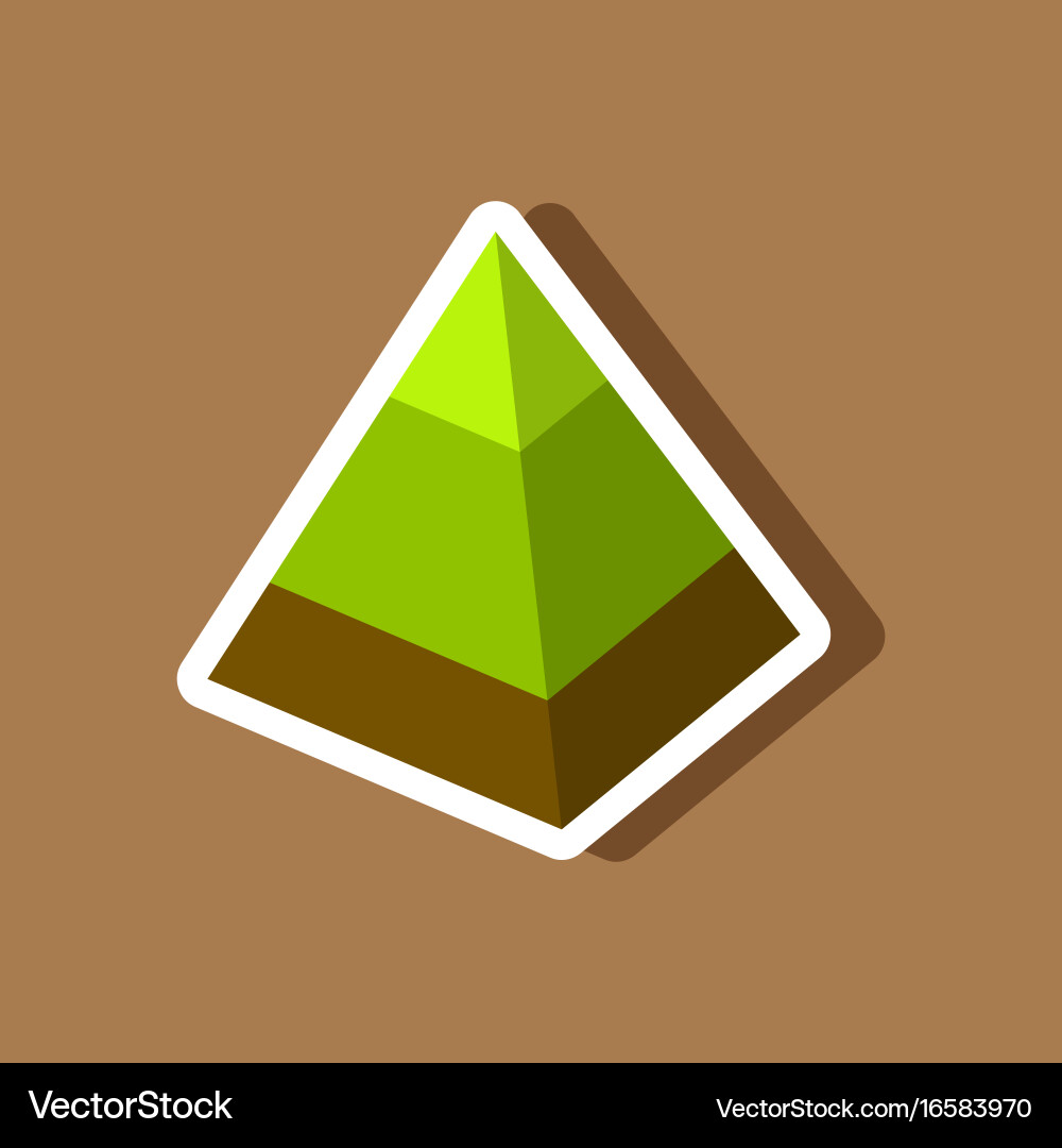 Paper sticker on stylish background economic Vector Image