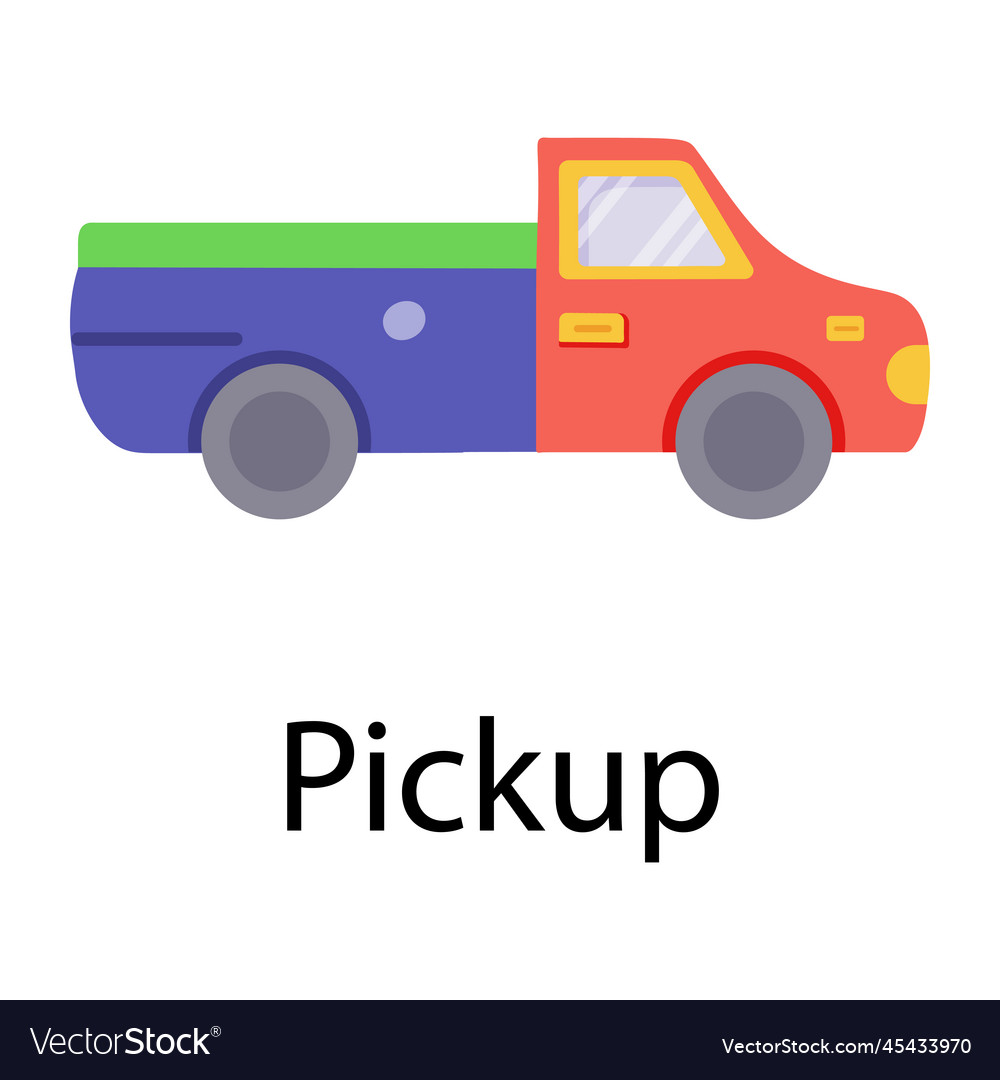 Pickup Royalty Free Vector Image - VectorStock