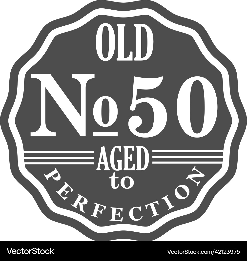 50 years anniversary celebrating 50th Royalty Free Vector