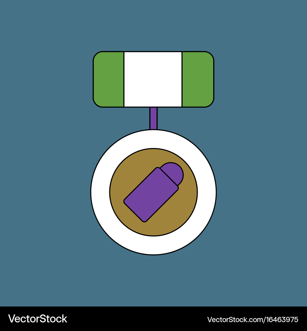 Flat icon design collection rifle magazine Vector Image