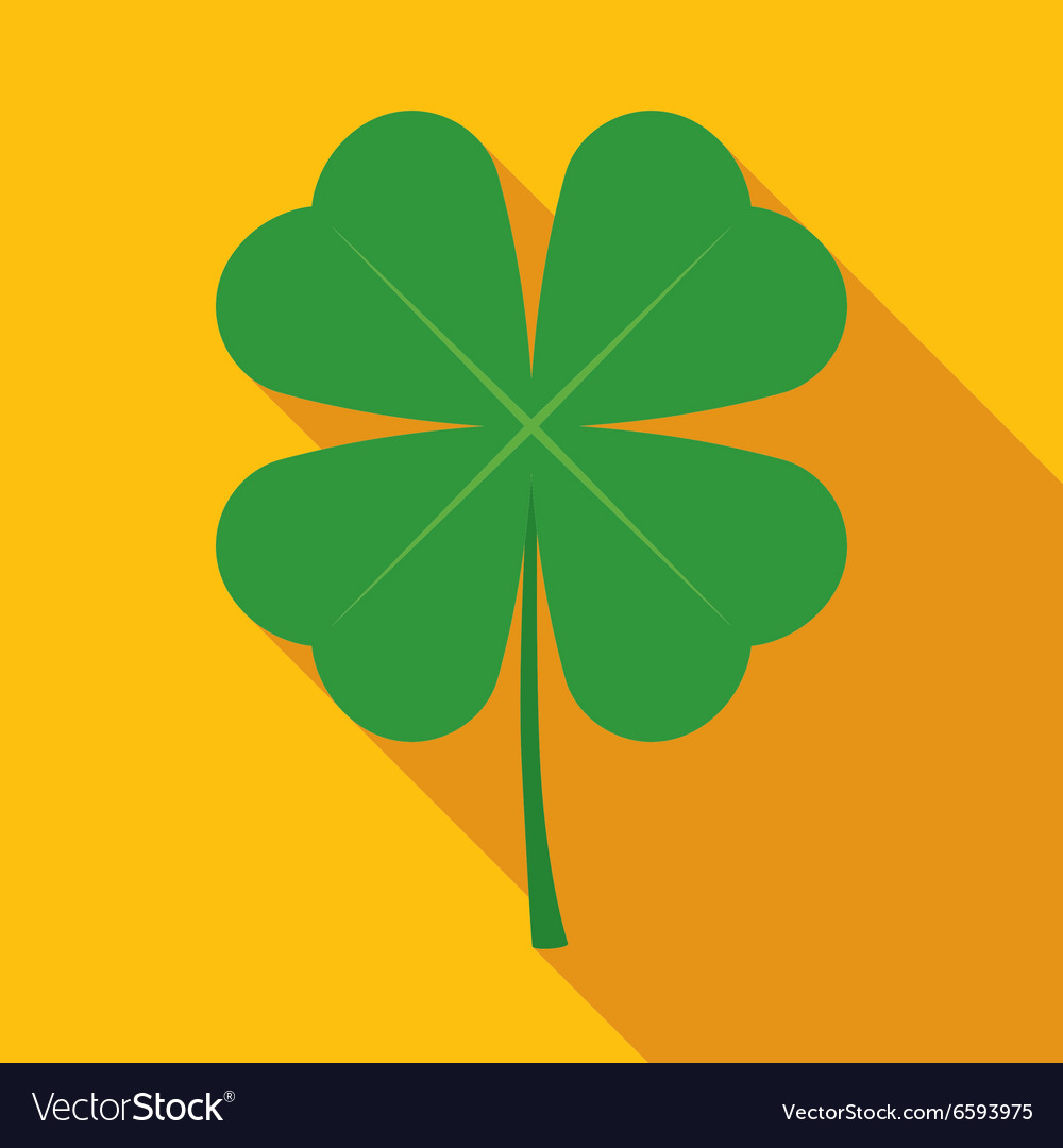 Four leaf clover Royalty Free Vector Image - VectorStock
