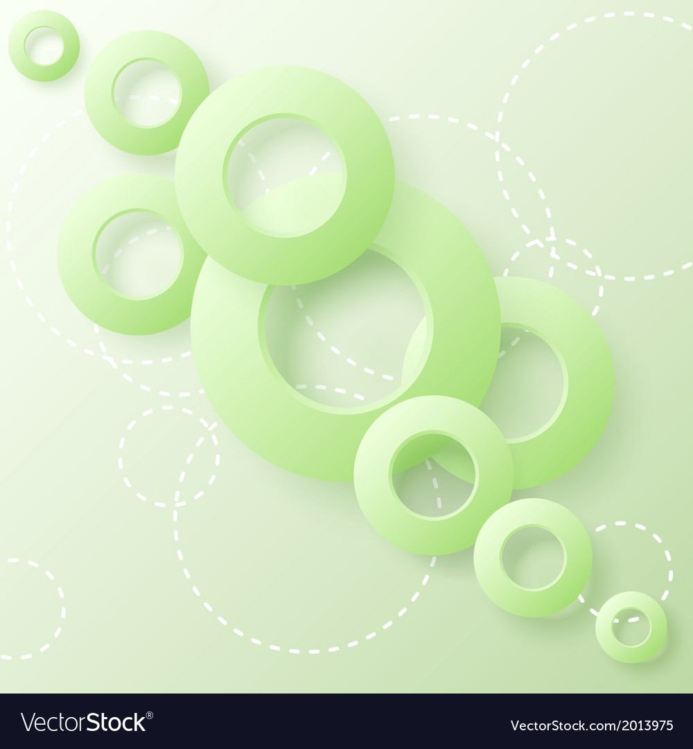 Paper circles Royalty Free Vector Image - VectorStock