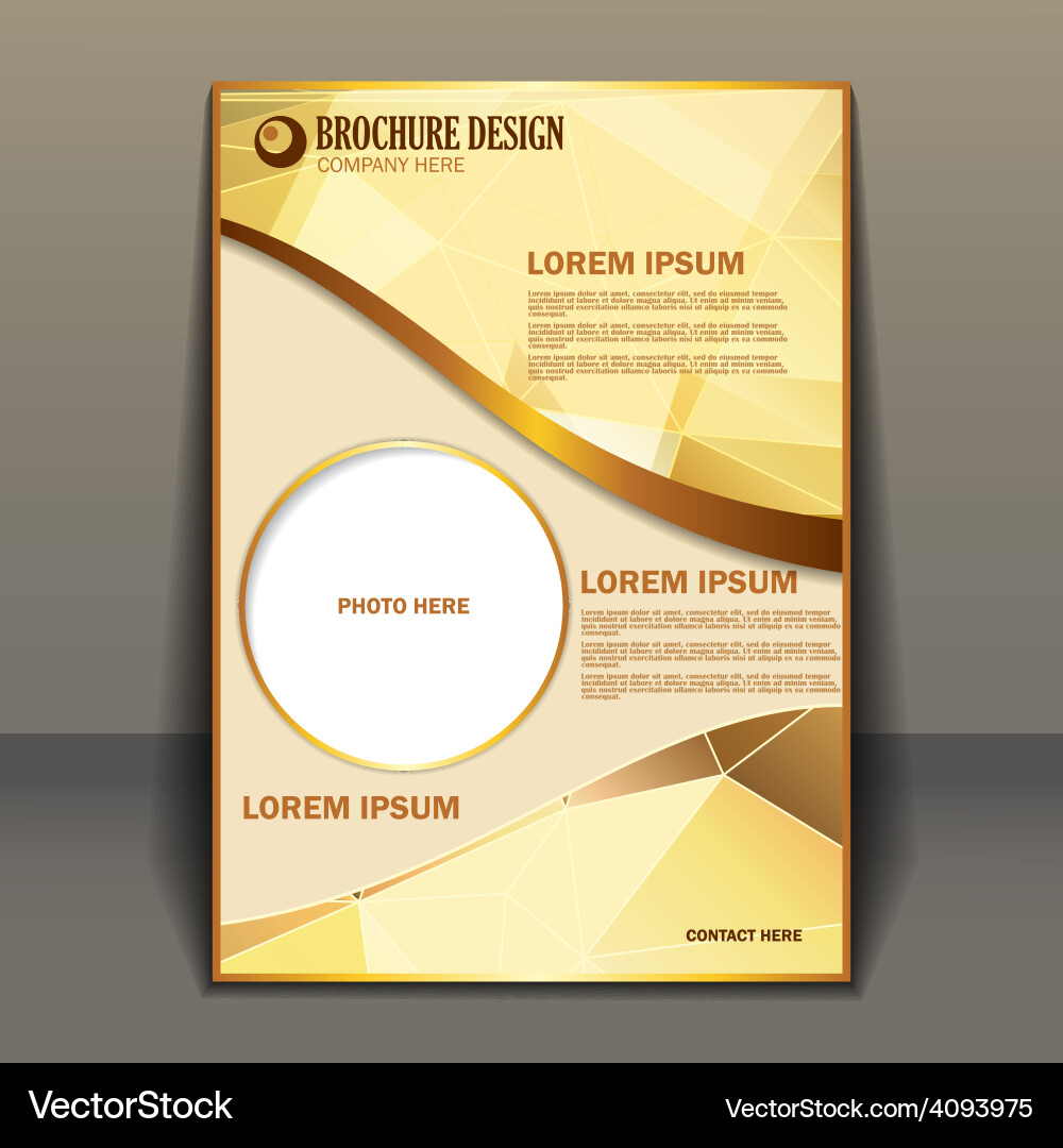 Presentation of business poster Royalty Free Vector Image