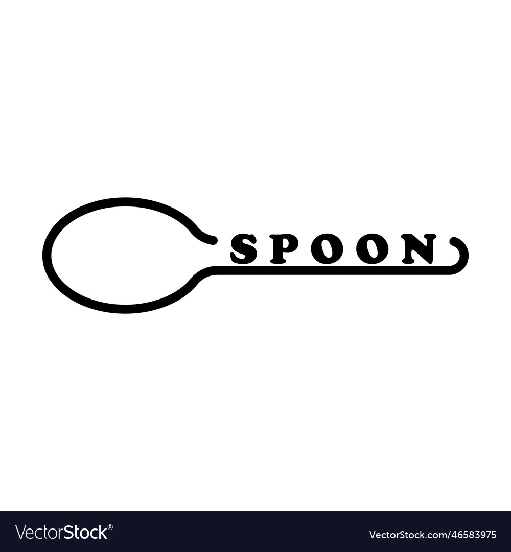 Spoon icon Royalty Free Vector Image - VectorStock