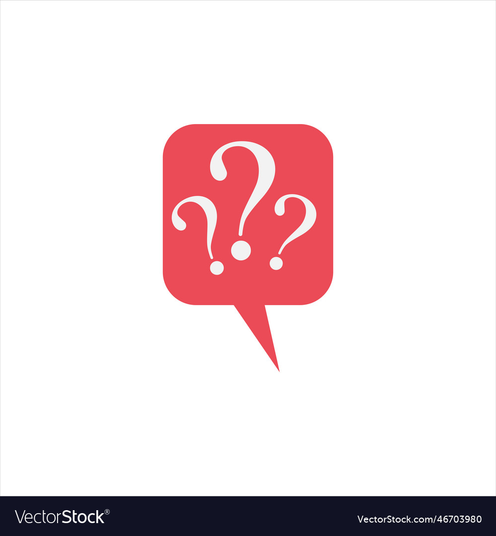 Question mark query Royalty Free Vector Image - VectorStock