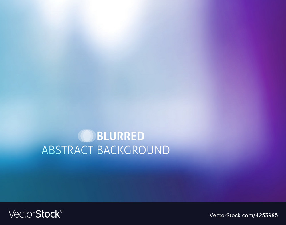 Blurred abstract Royalty Free Vector Image - VectorStock