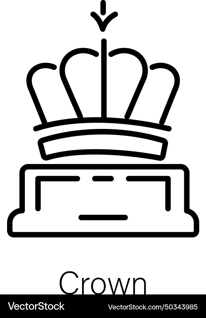 Crown Royalty Free Vector Image - VectorStock