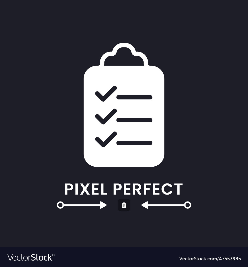 Date tasks white solid desktop icon Royalty Free Vector