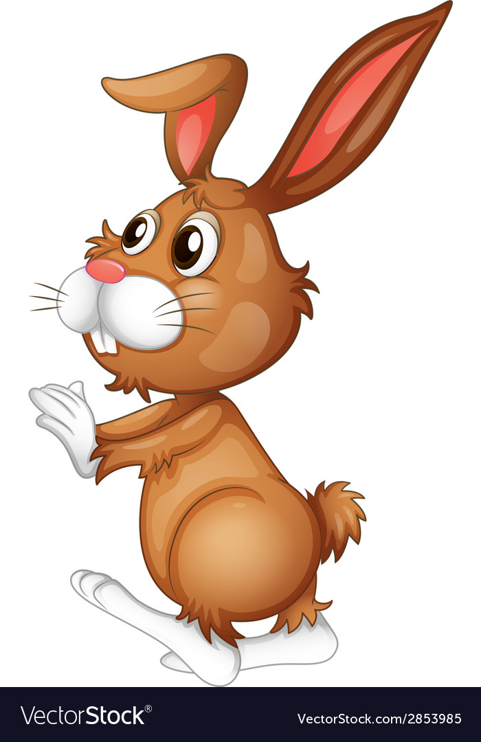 Easter rabbit Royalty Free Vector Image - VectorStock