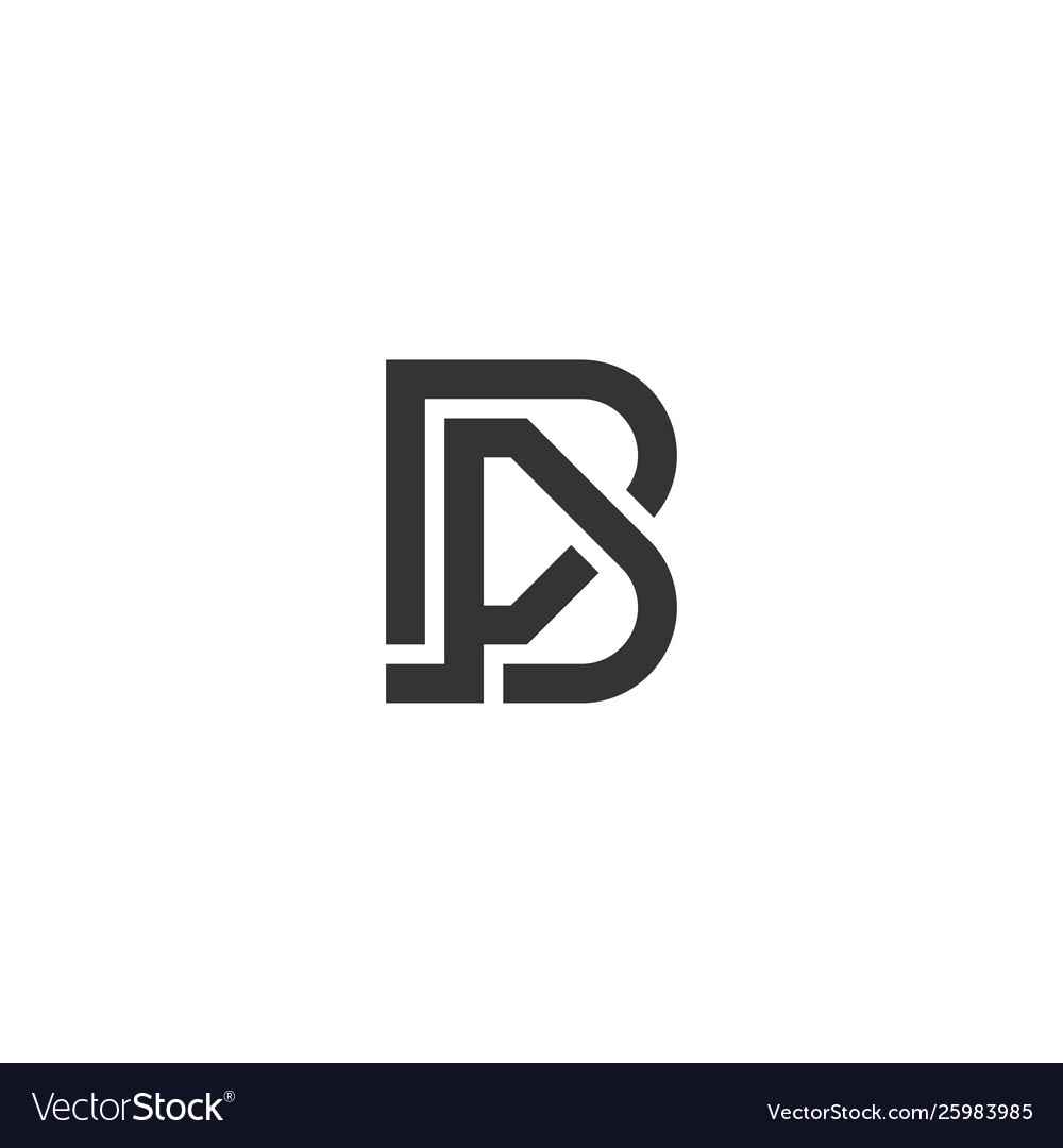 Initials logo template Royalty Free Vector Image