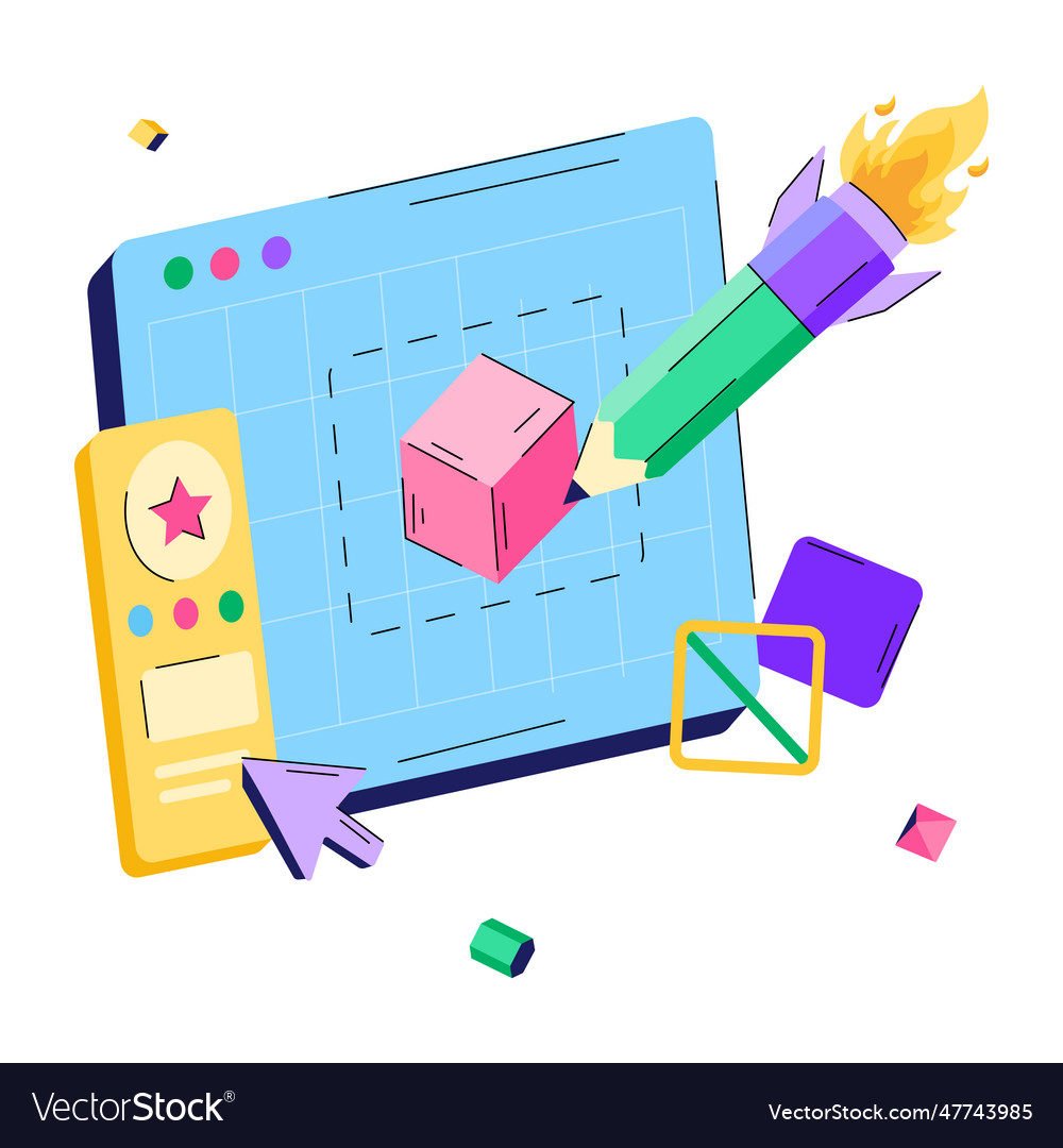 Pencil tool Royalty Free Vector Image - VectorStock