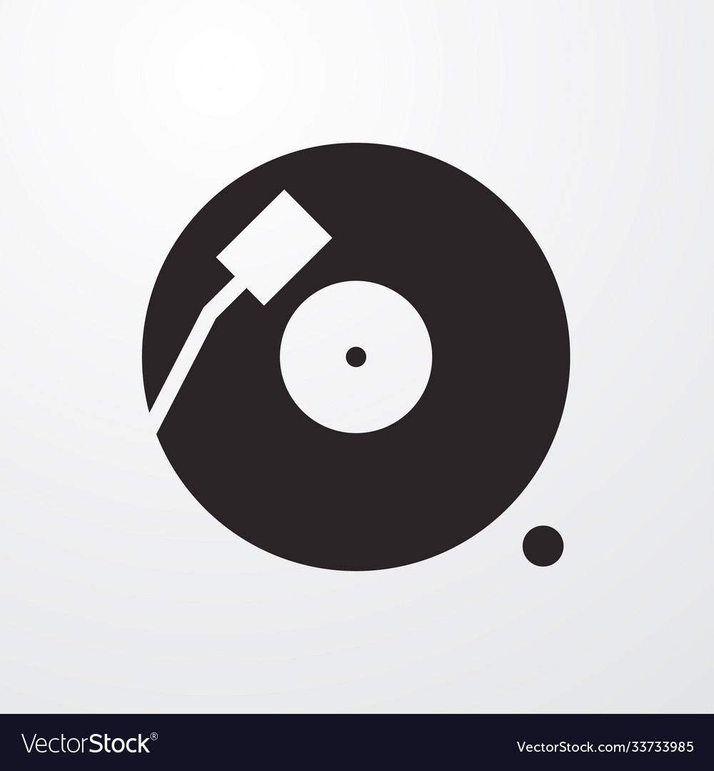 Vinyl icon Royalty Free Vector Image - VectorStock