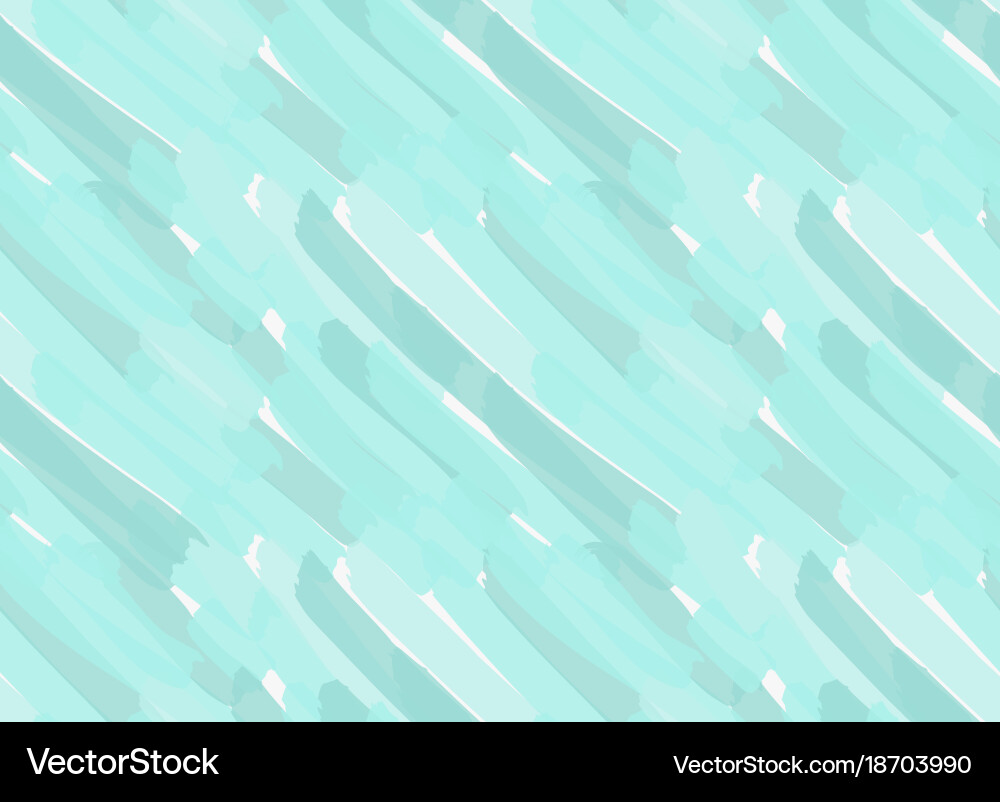 Artistic color brushed light green diagonal paint Vector Image