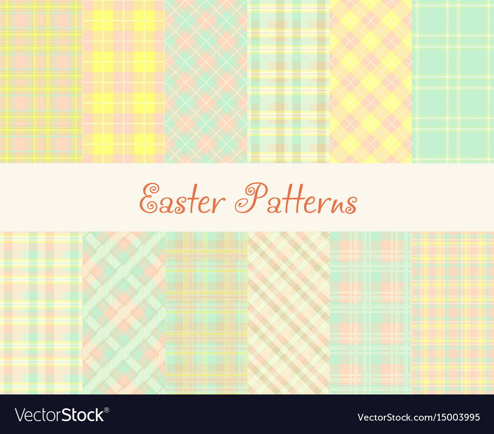 Easter patterns Royalty Free Vector Image - VectorStock