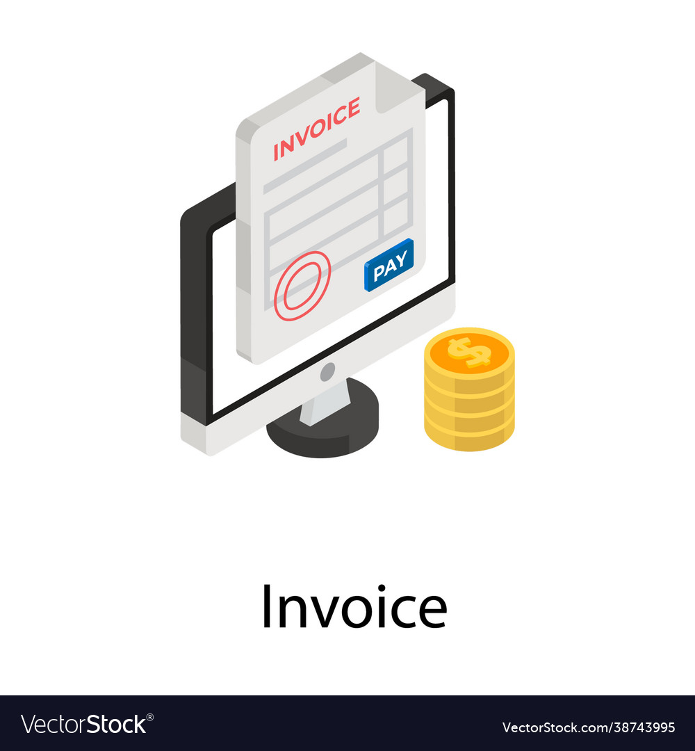 Invoice Royalty Free Vector Image - VectorStock