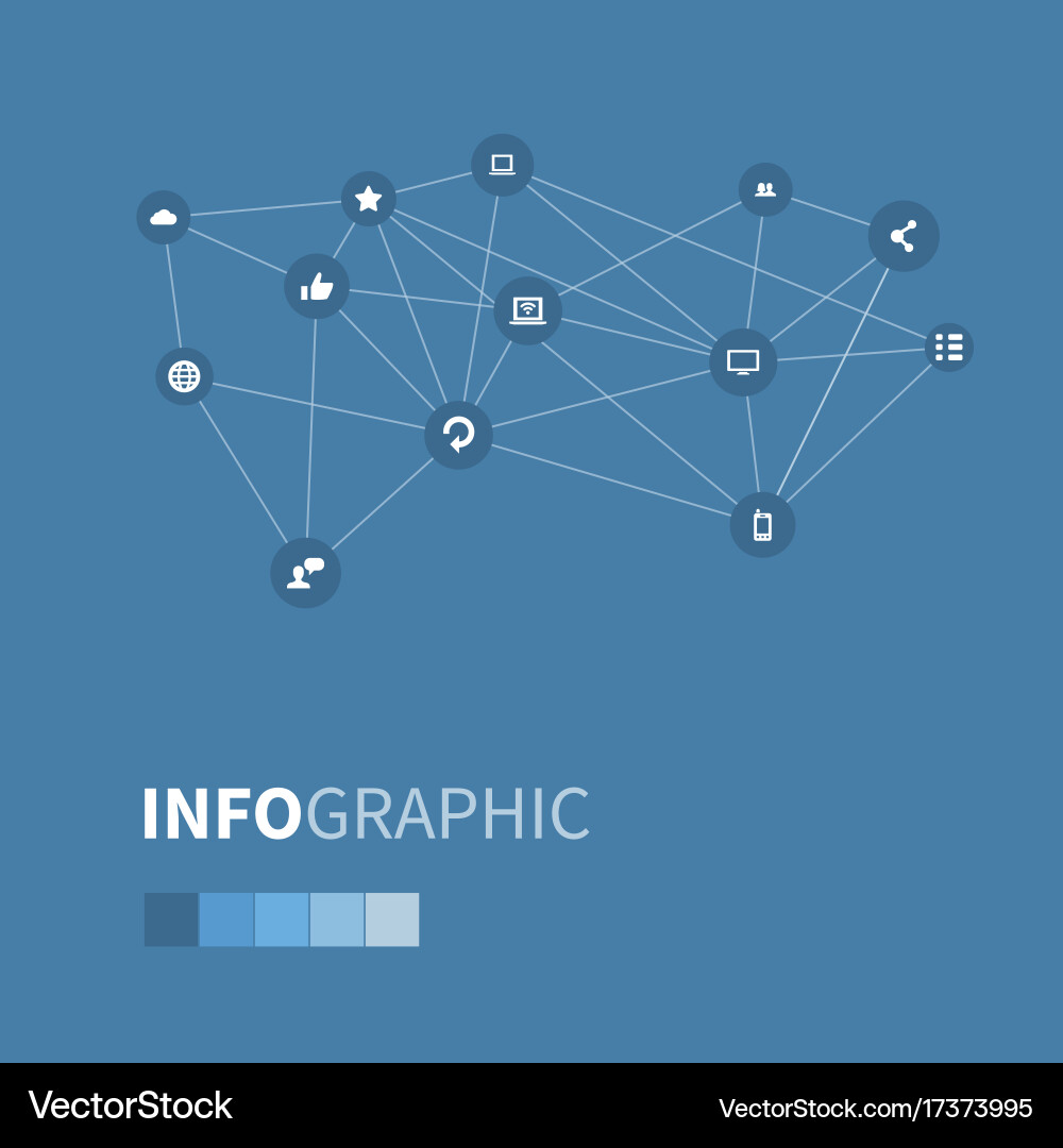 Set of simple transmission Royalty Free Vector Image