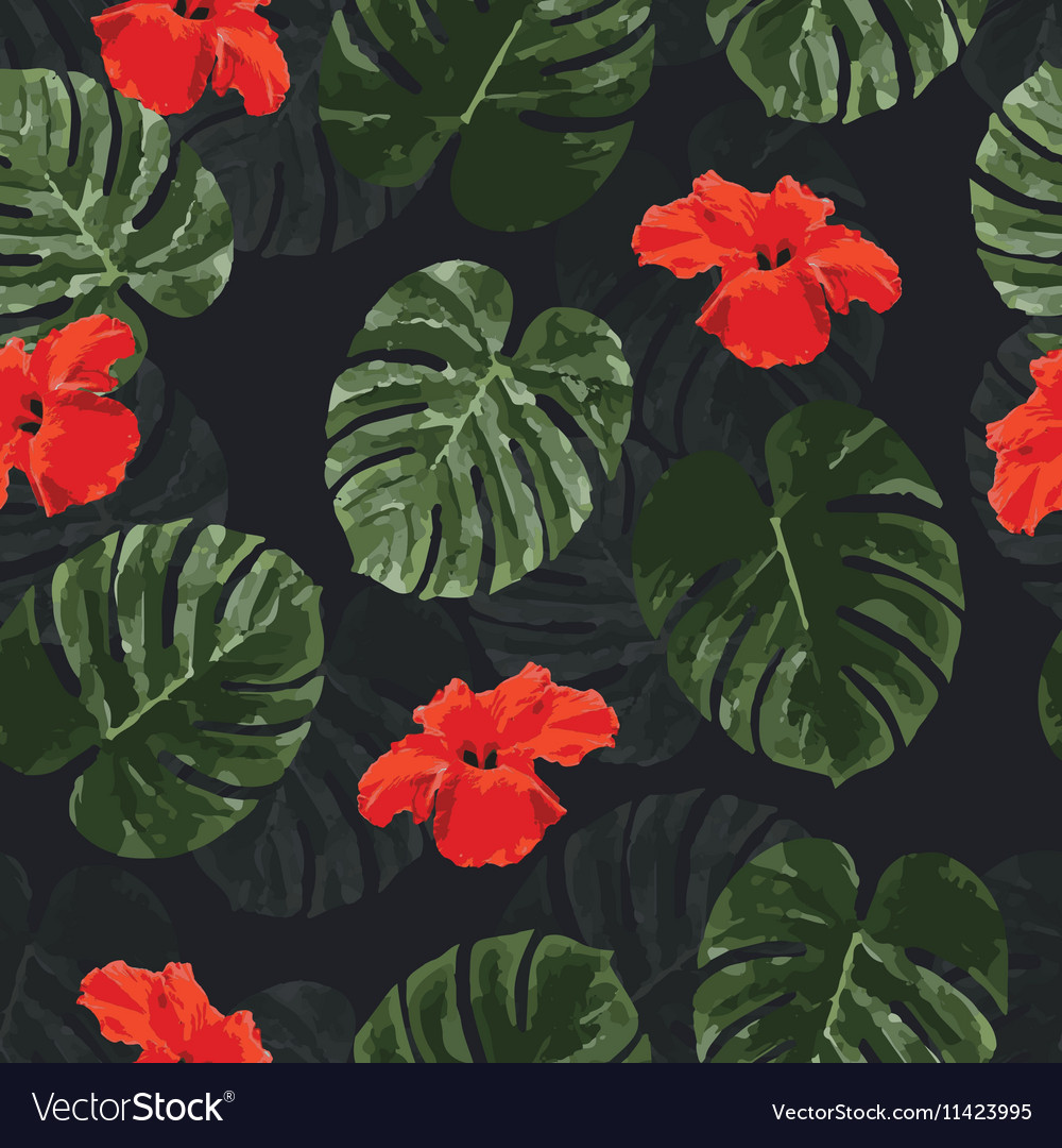 Tropical pattern Royalty Free Vector Image - VectorStock