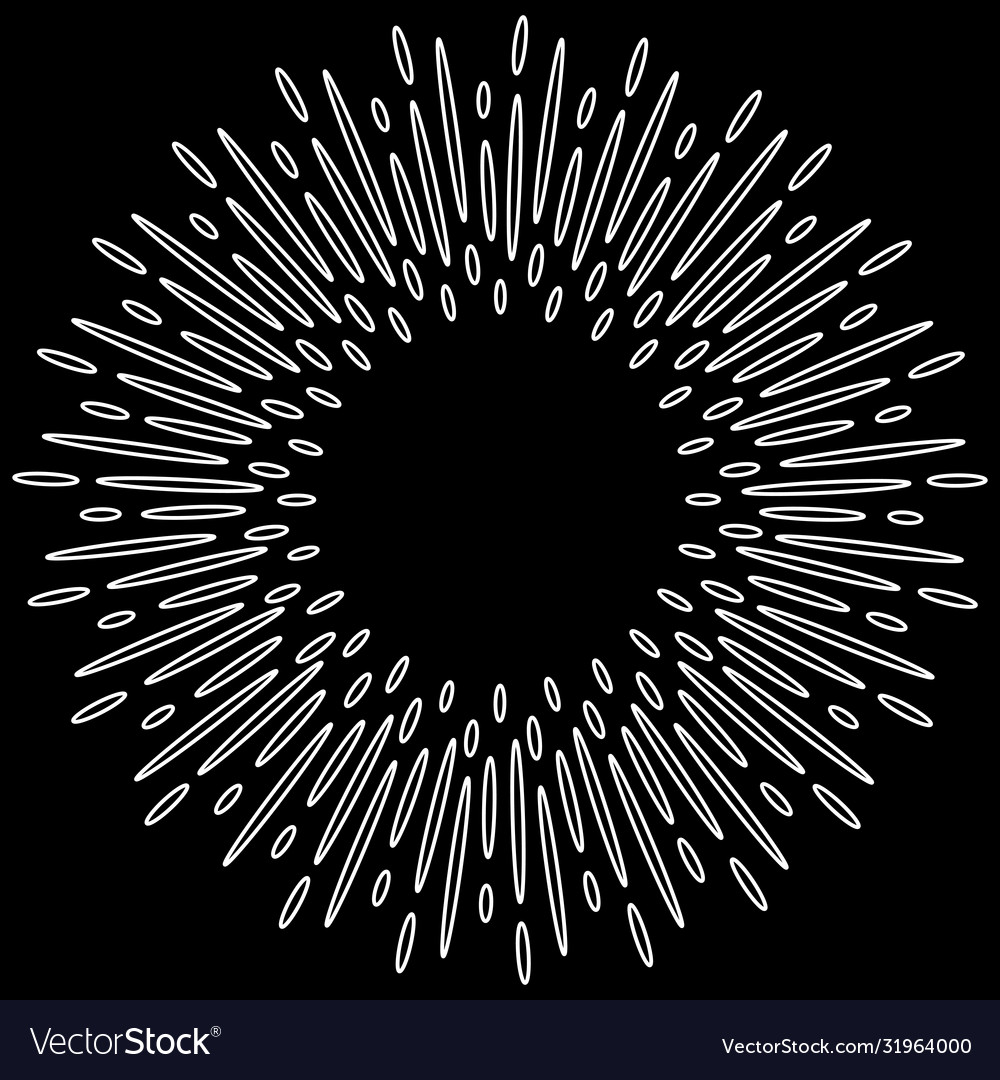 Design elements starburst explosion effect Vector Image