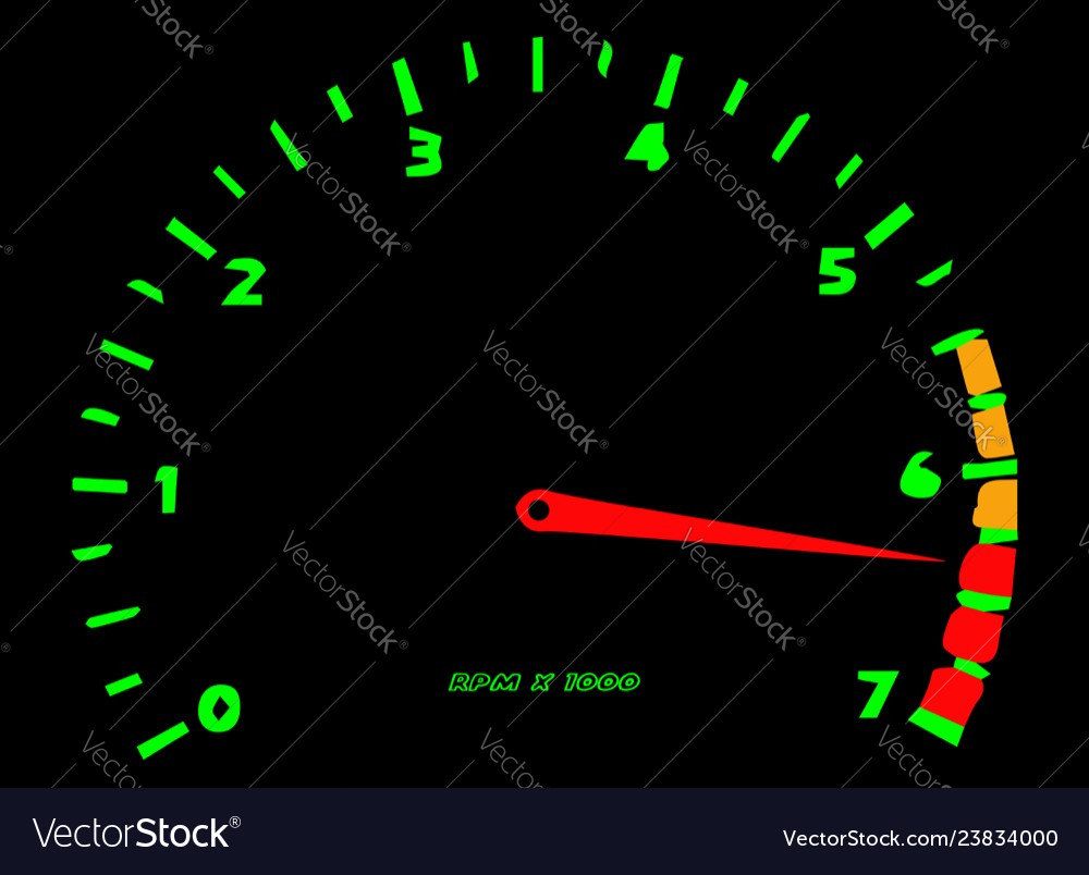 Rpm Royalty Free Vector Image - VectorStock