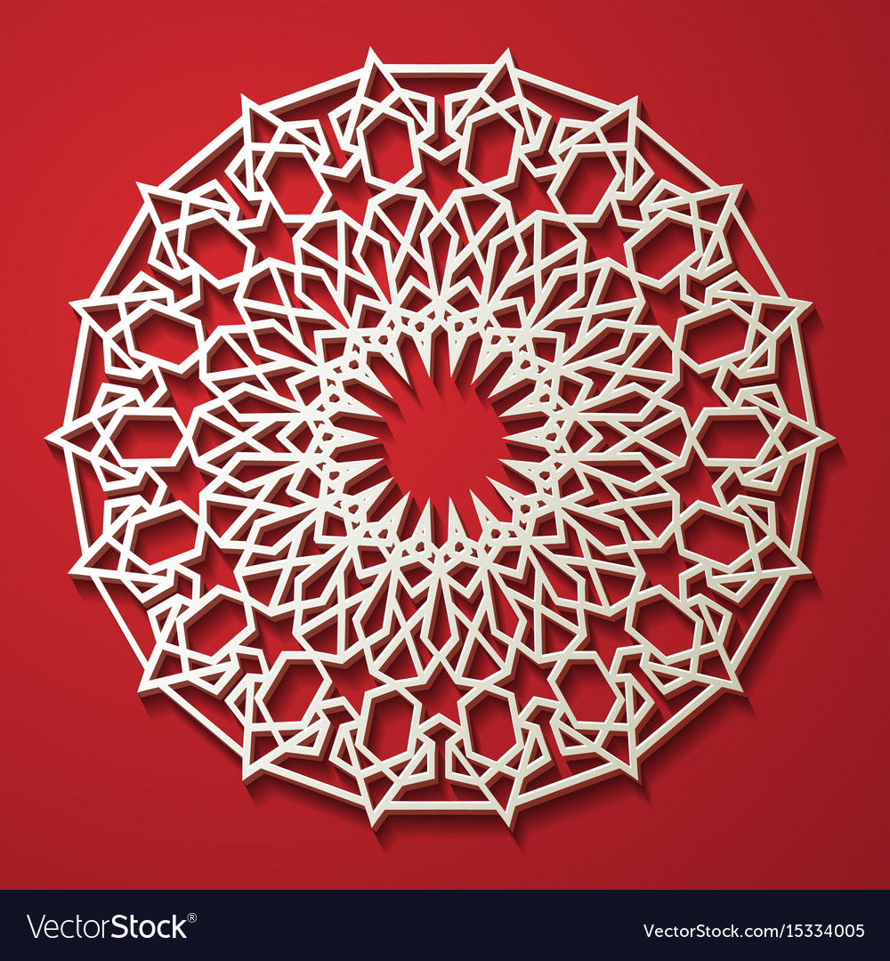 Arabic islamic pattern design elements can use Vector Image