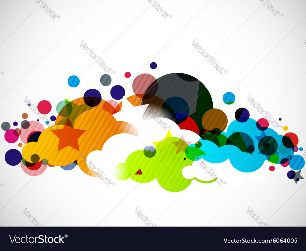 Cloud design Royalty Free Vector Image - VectorStock