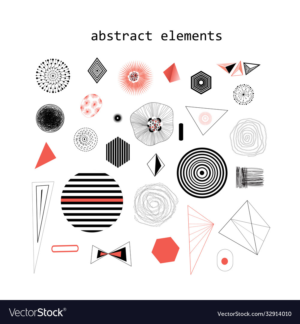 Abstract elements Royalty Free Vector Image - VectorStock