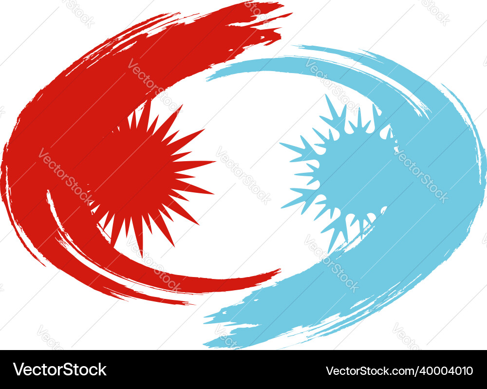 Air conditioner symbol sun and snowflake Vector Image