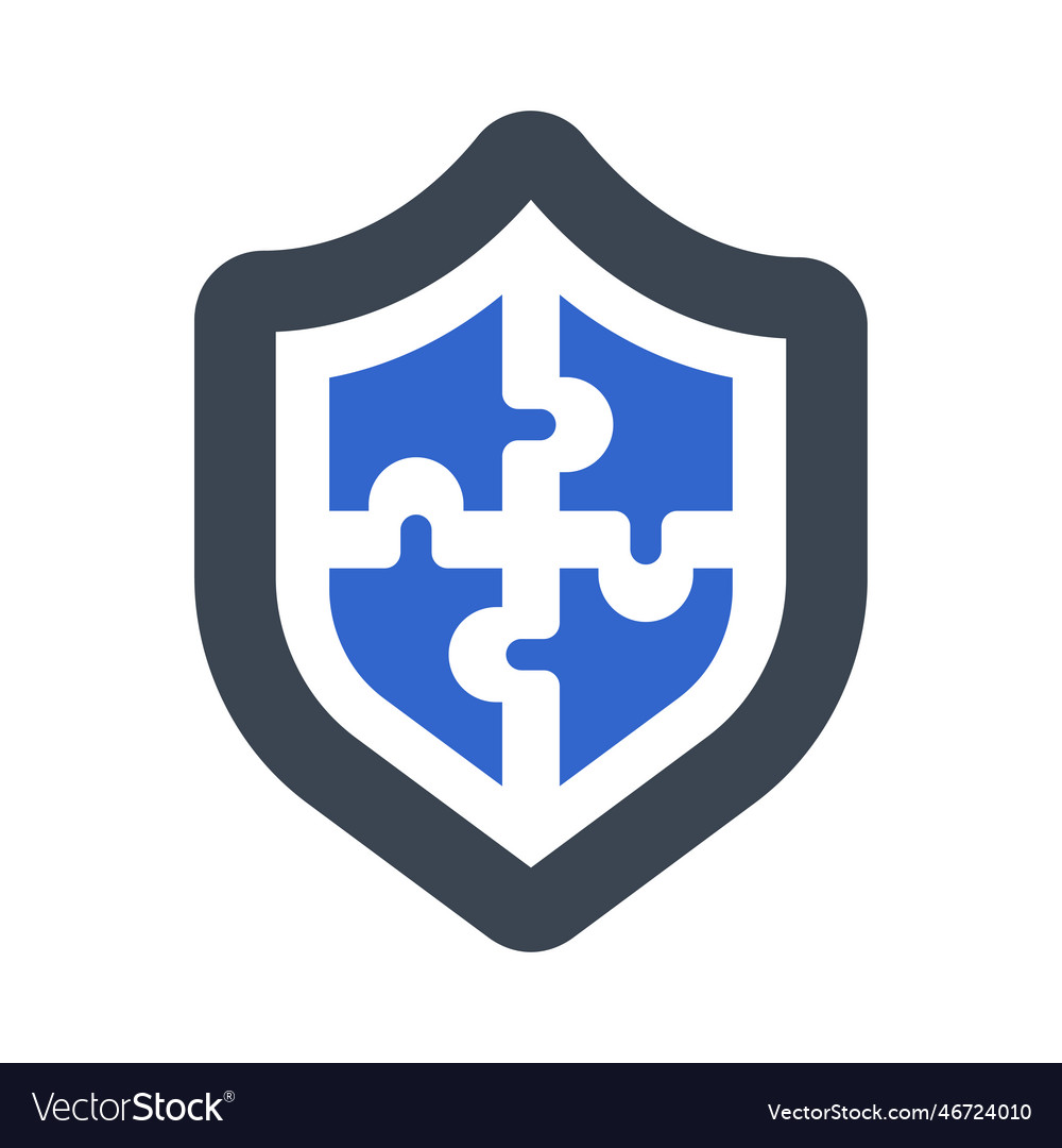 Security solution icon Royalty Free Vector Image