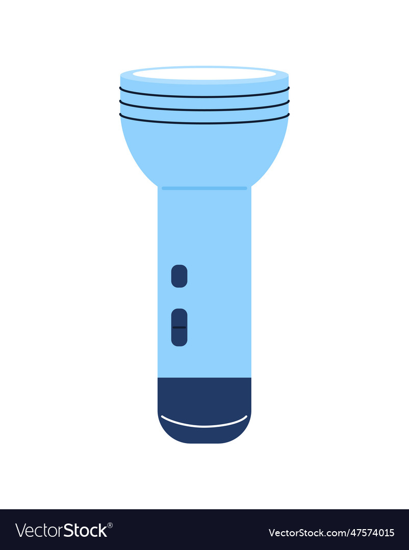 Construction flashlight concept Royalty Free Vector Image