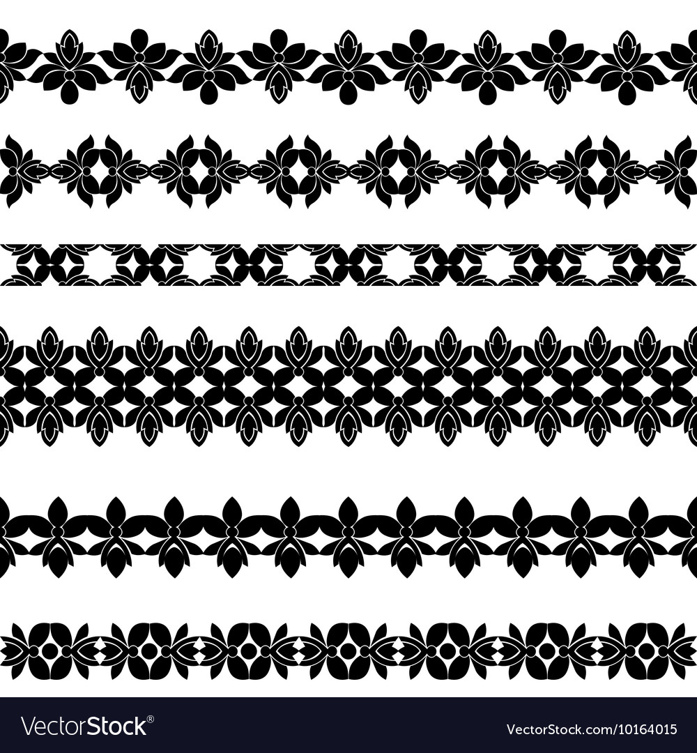 Set of borders Royalty Free Vector Image - VectorStock