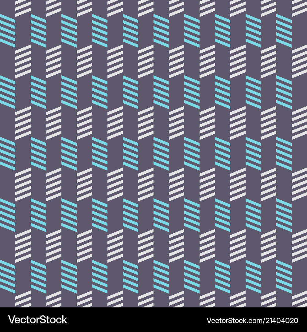 Abstract geometric seamless pattern of inclined Vector Image