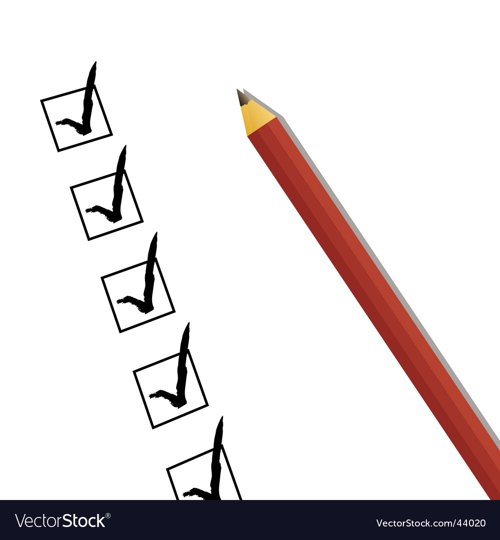 Checklist Royalty Free Vector Image - VectorStock