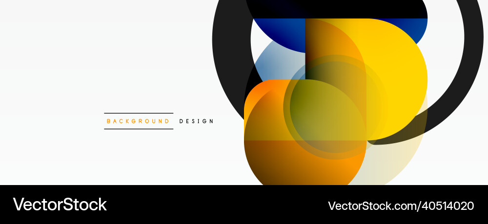 Round triangle shapes lines and circles geometric Vector Image