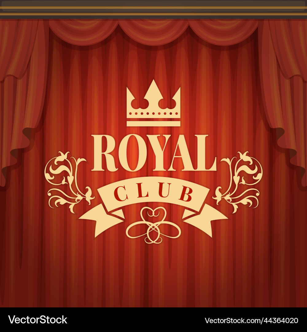 Royal background luxury template with golden Vector Image