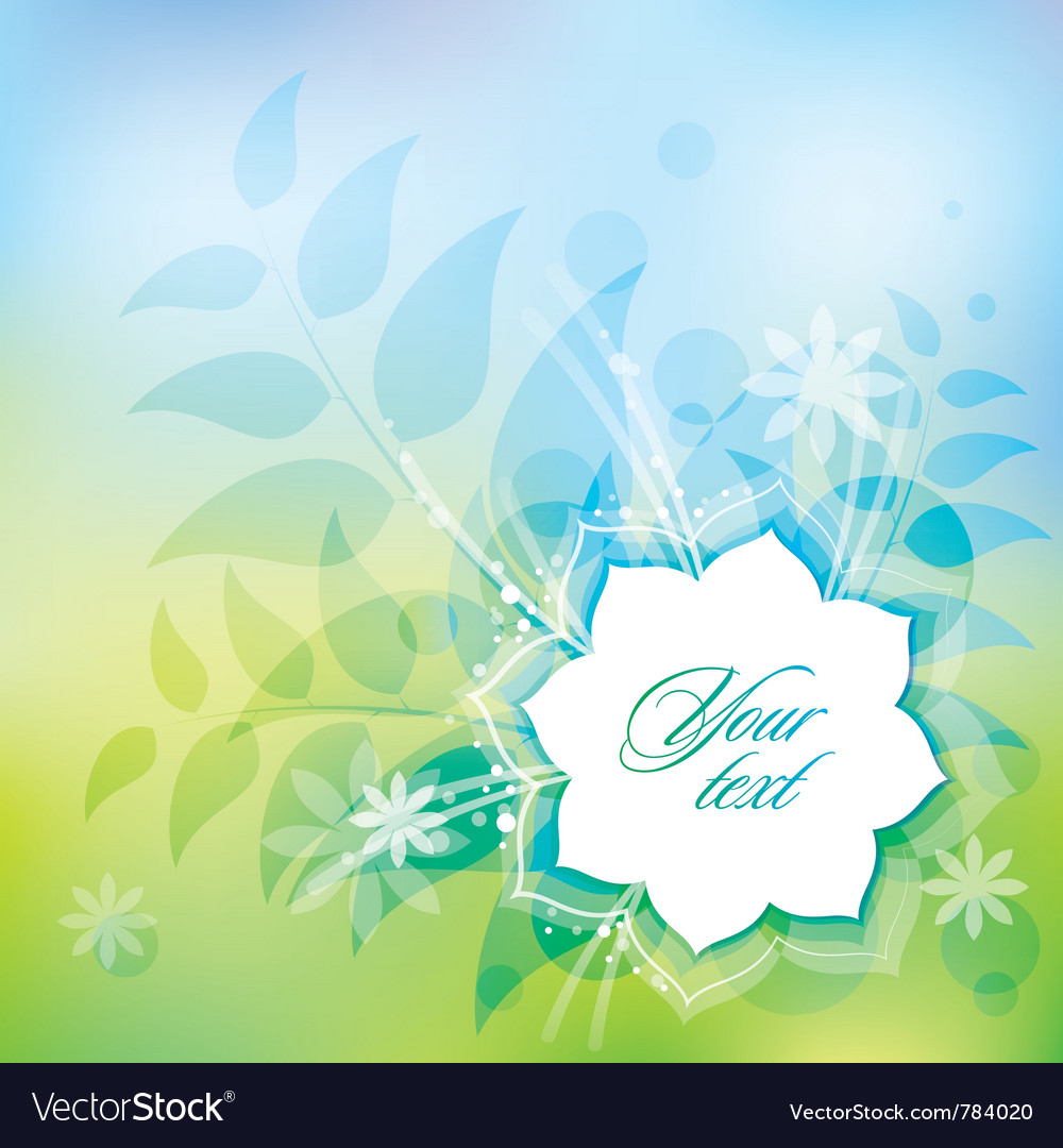 Spring abstract Royalty Free Vector Image - VectorStock