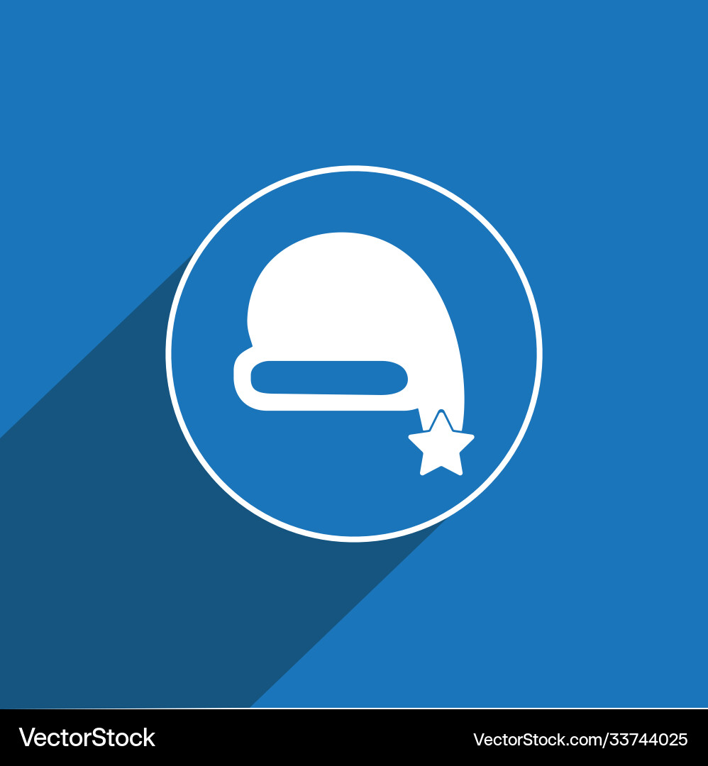 Christmas cap icon sign icon cap Royalty Free Vector Image