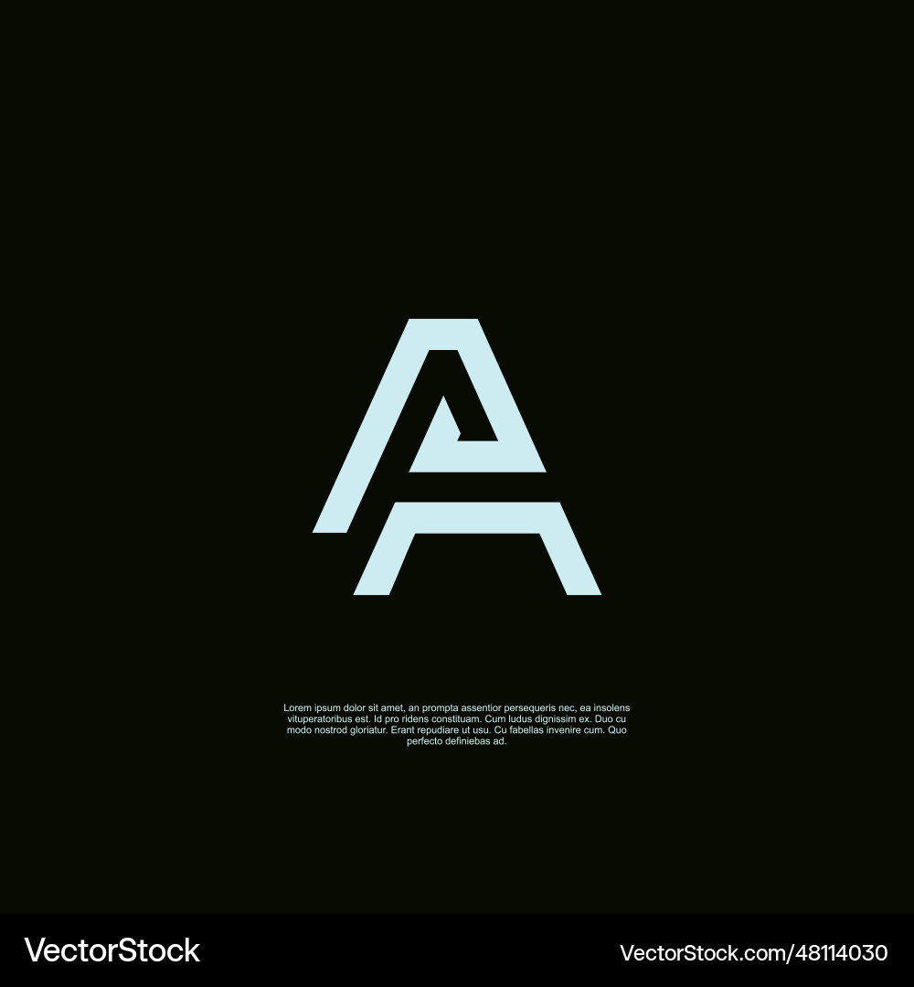 Letter a professional logo for all brands Vector Image