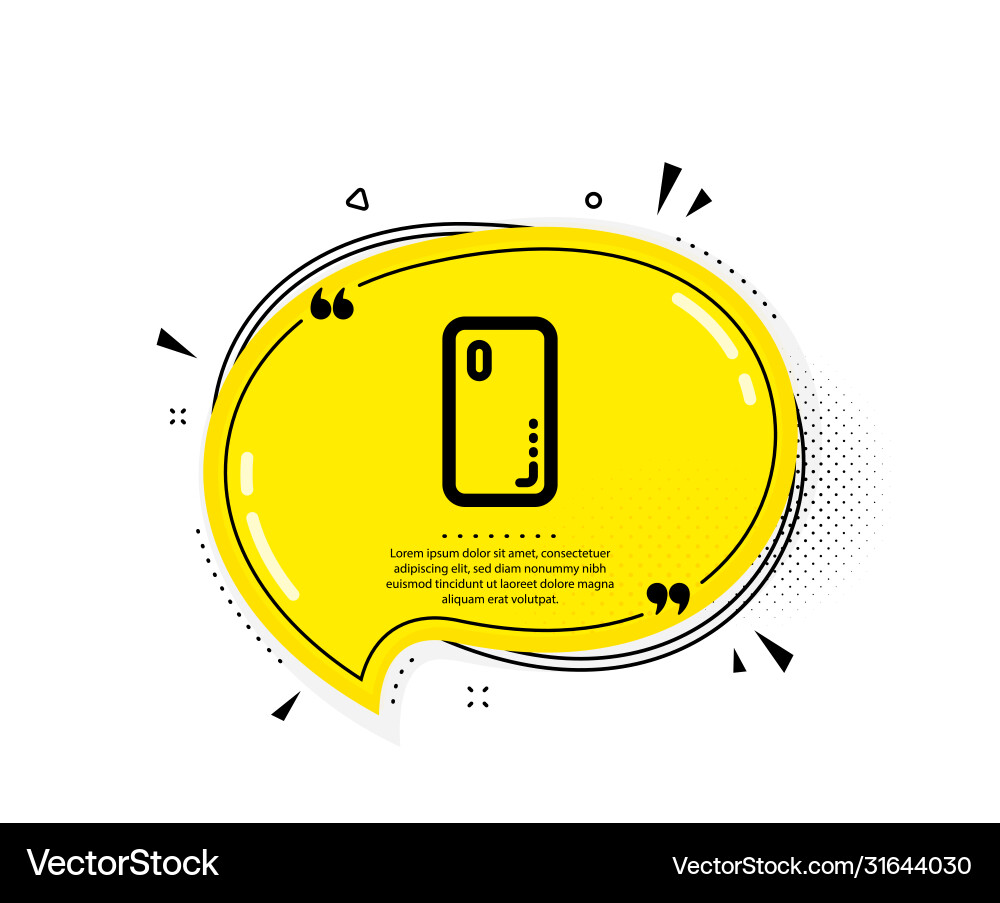 Smartphone cover icon phone sign mobile device Vector Image