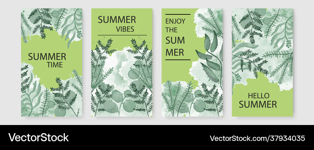 Summer sale design collection banner Royalty Free Vector