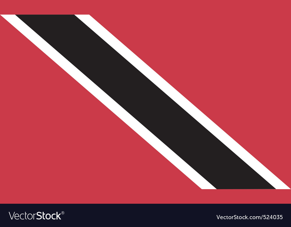 Trinidad and tobago flag Royalty Free Vector Image