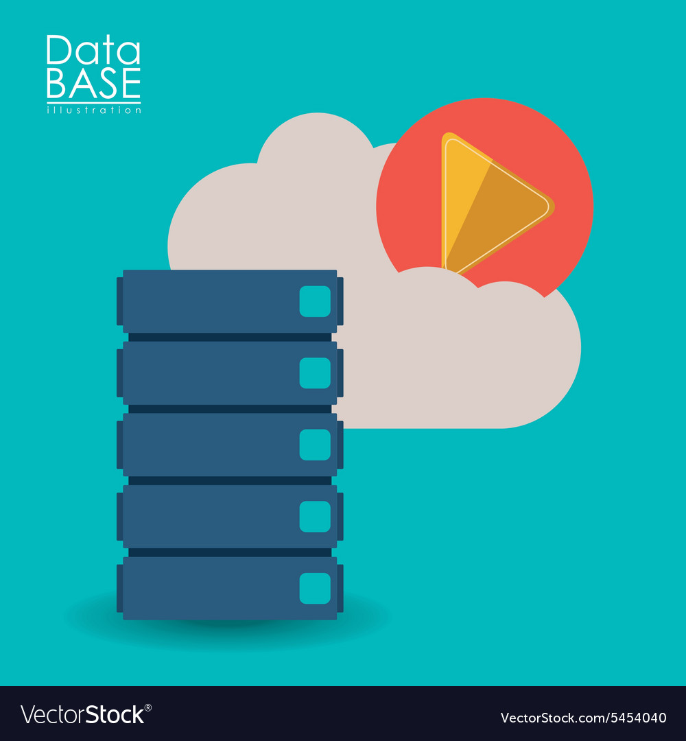 Data base design Royalty Free Vector Image - VectorStock